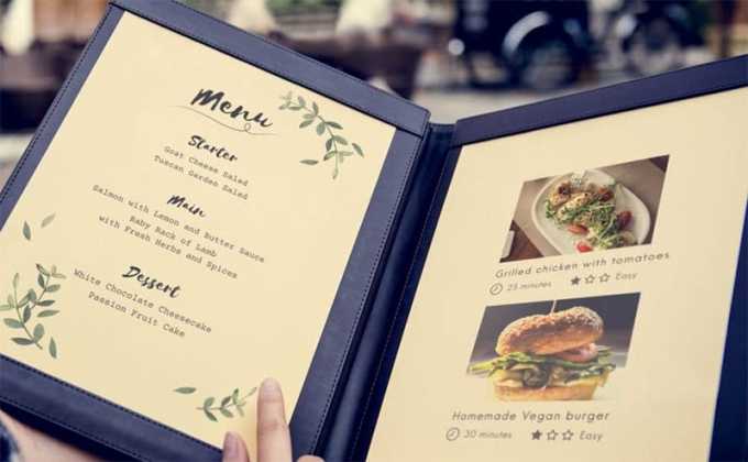 Pasos para Diseñar el Menú de tu restaurante.